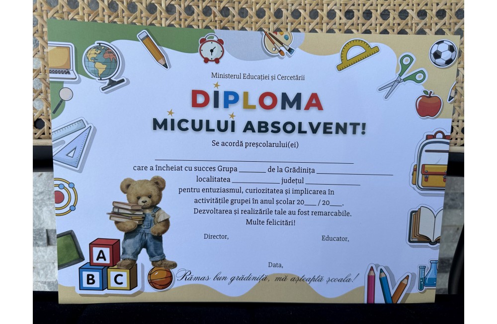 A_2501 Diploma pentru preșcolari