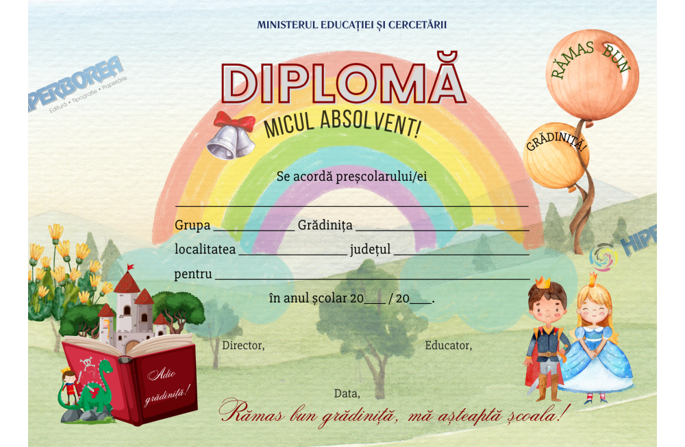 A_2303 Diploma pentru preșcolari