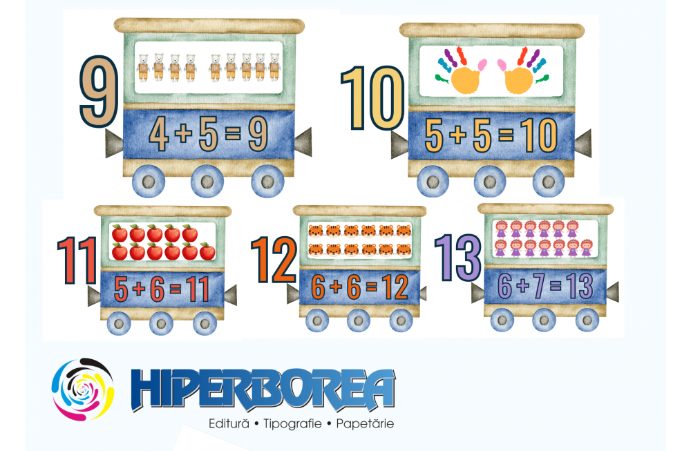 Trenulețul cu numere, cod:PM066