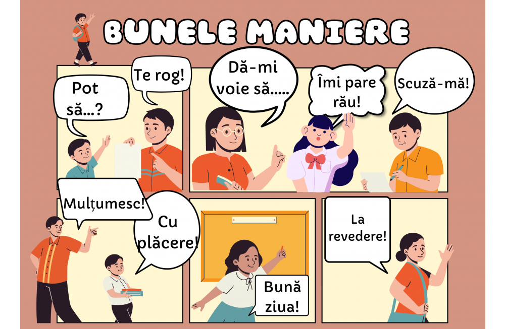 Bunele maniere – Format A2, cod:PM012