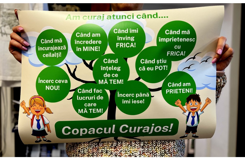 Copacul curajos – Format A2, cod:PM002