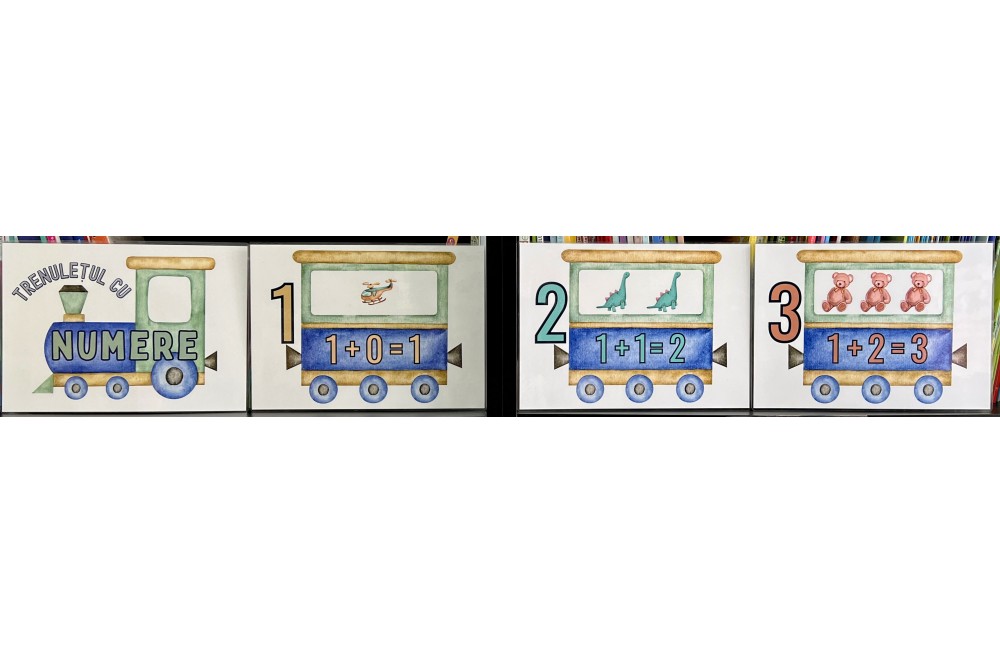 Trenulețul cu numere, cod:PM066