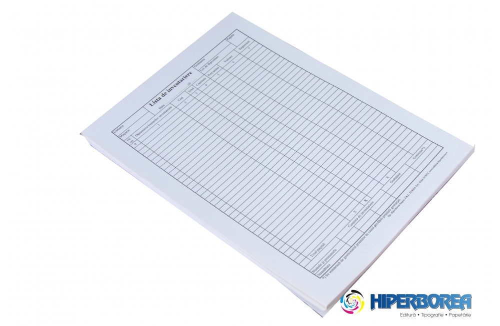 Listă de inventariere